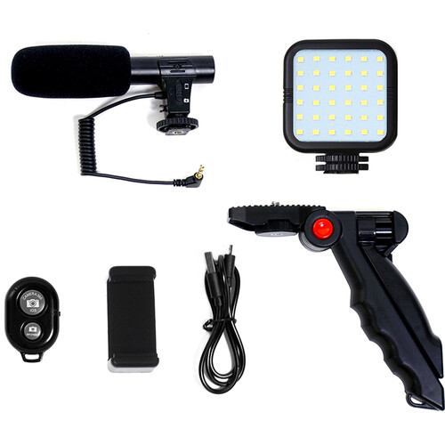 Mobile Vlogging Kit w/Microphone - Black Lab Imaging