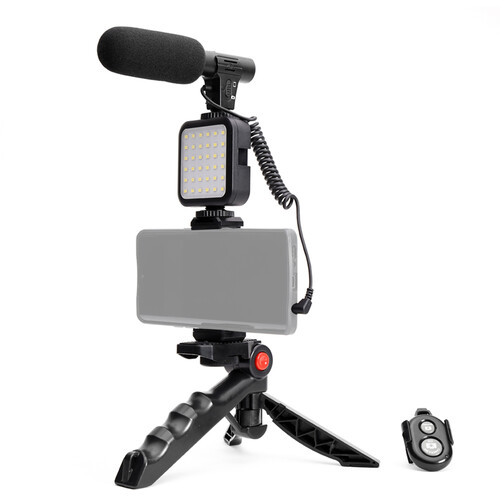 Mobile Vlogging Kit w/Microphone - Black Lab Imaging